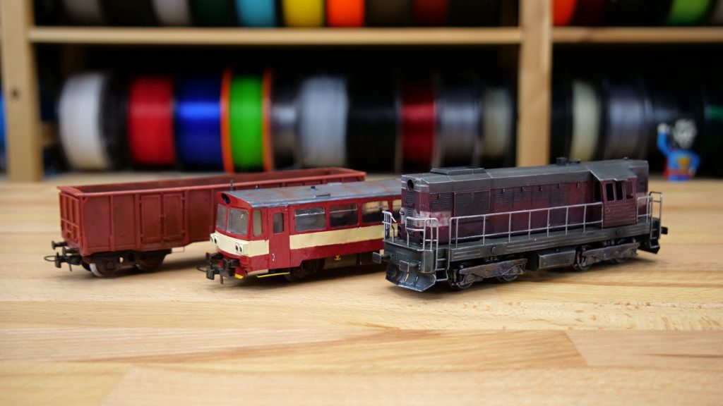 3D printed railway models, part II: Trains and buildings - Original ...